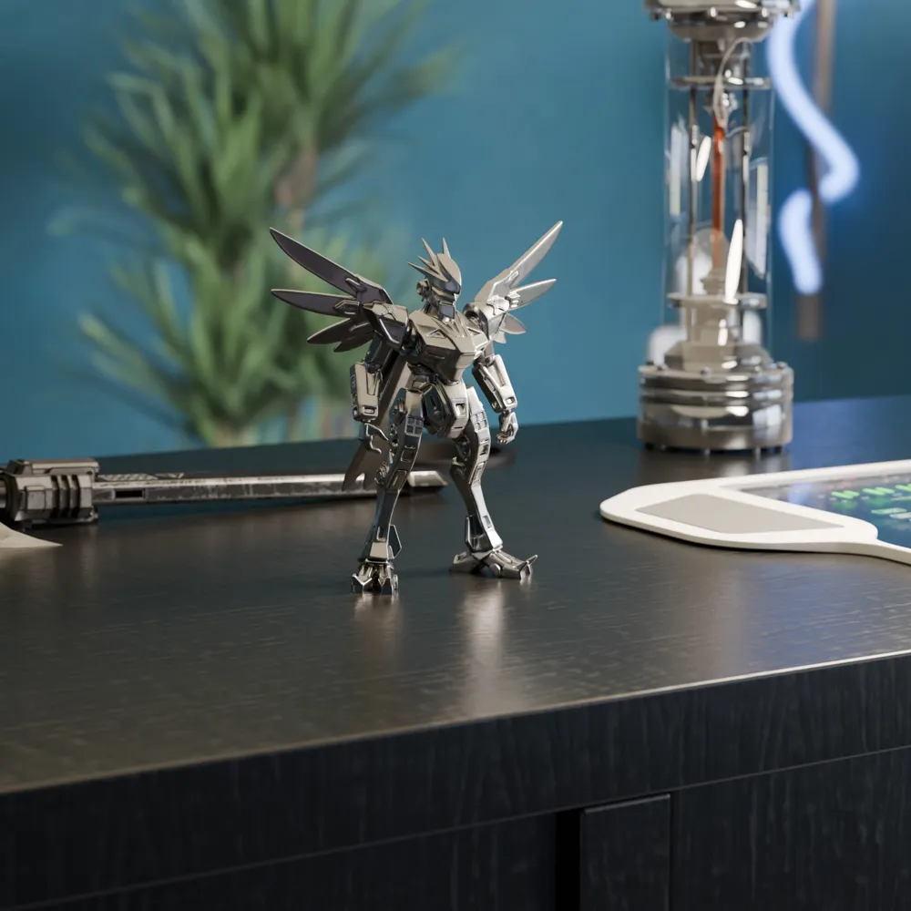 Mecha Falcon Scout by TheLightning MakerWorld: Download Free 3D Models