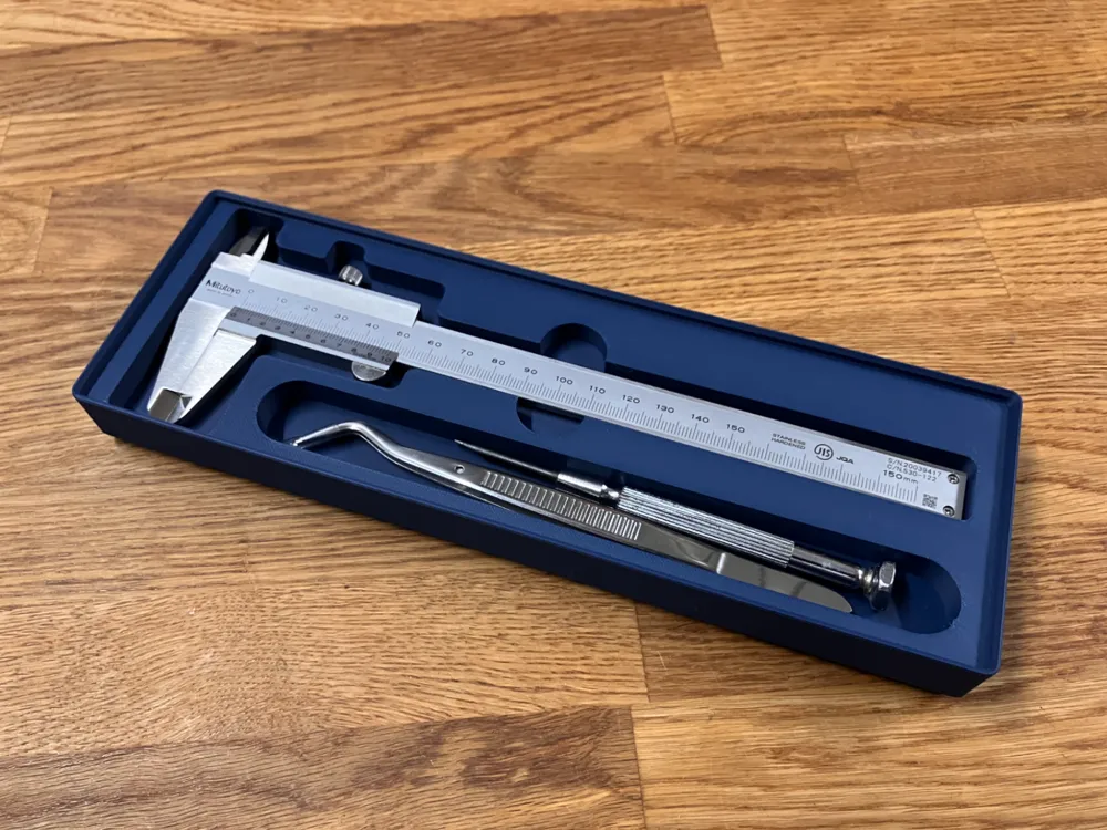 Caliper Box Gridfinity 6x2 / Mitutoyo MIT530-104 Remixed by Simiridium ...