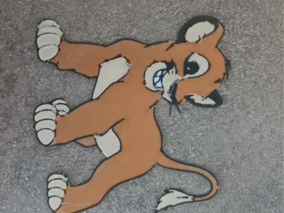 Simba The Lion King Disney 3D image - Free 3D Print Model - MakerWorld