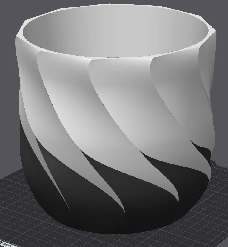 Fancy Swirl Pot by End - MakerWorld