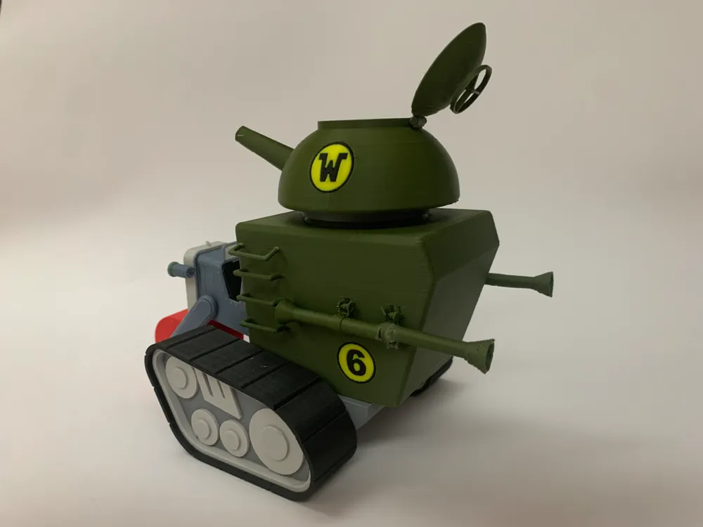 WACKY RACER ARMOR CAR by lucky_garages MakerWorld: Download Free 3D Models