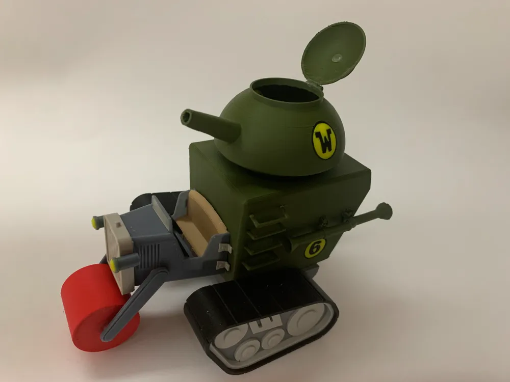 WACKY RACER ARMOR CAR by lucky_garages MakerWorld: Download Free 3D Models