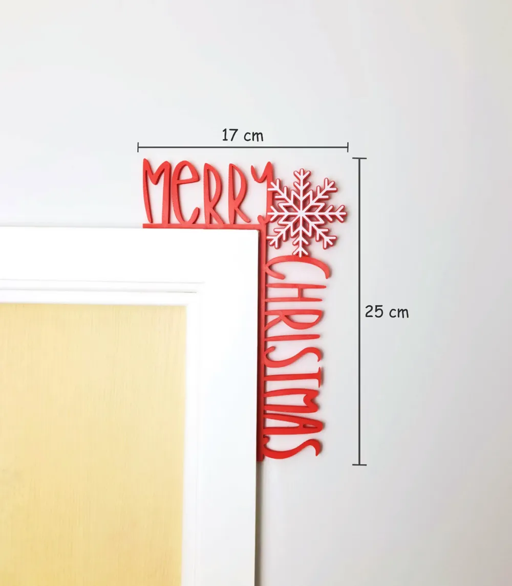 Merry christmas Door Decor by elden.designs - MakerWorld
