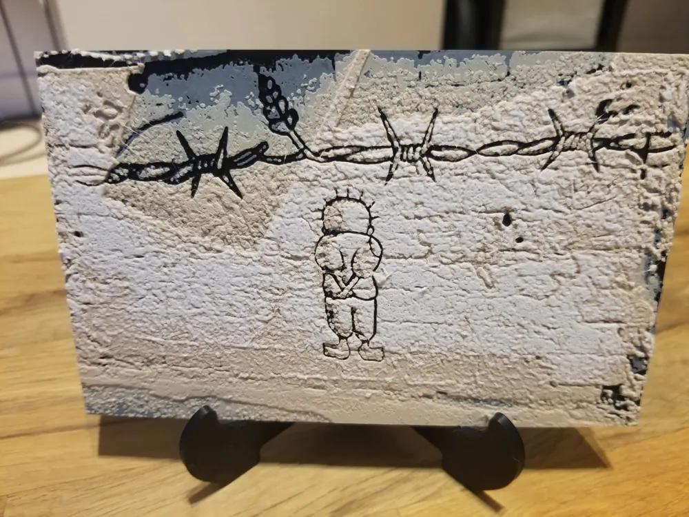 Handala on a Wall in Bil'in (Palestine) by 100dra - MakerWorld