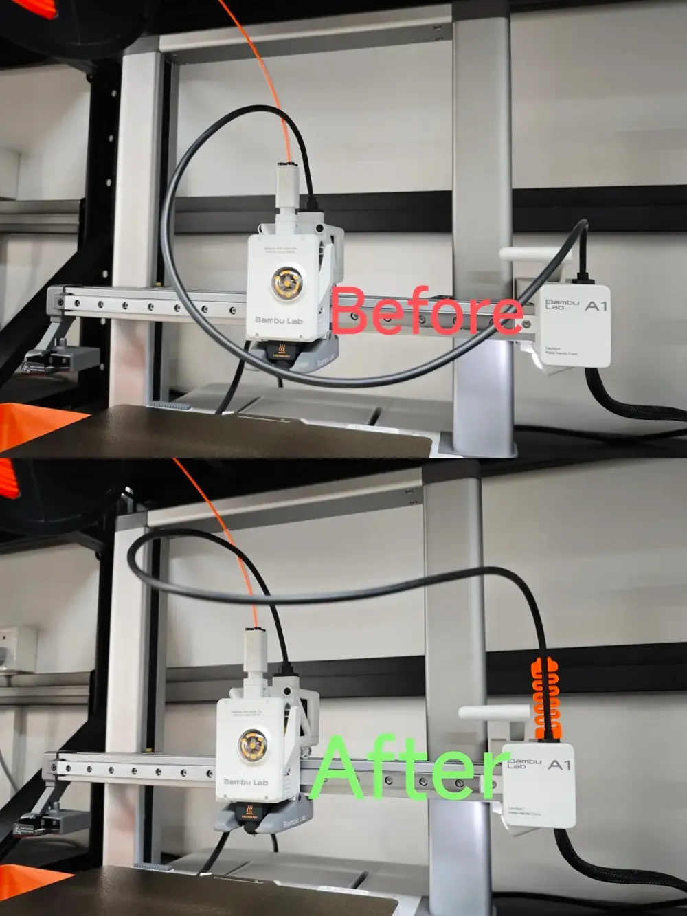 A1/A1 mini Cable elastic conduit by LwFactory - MakerWorld