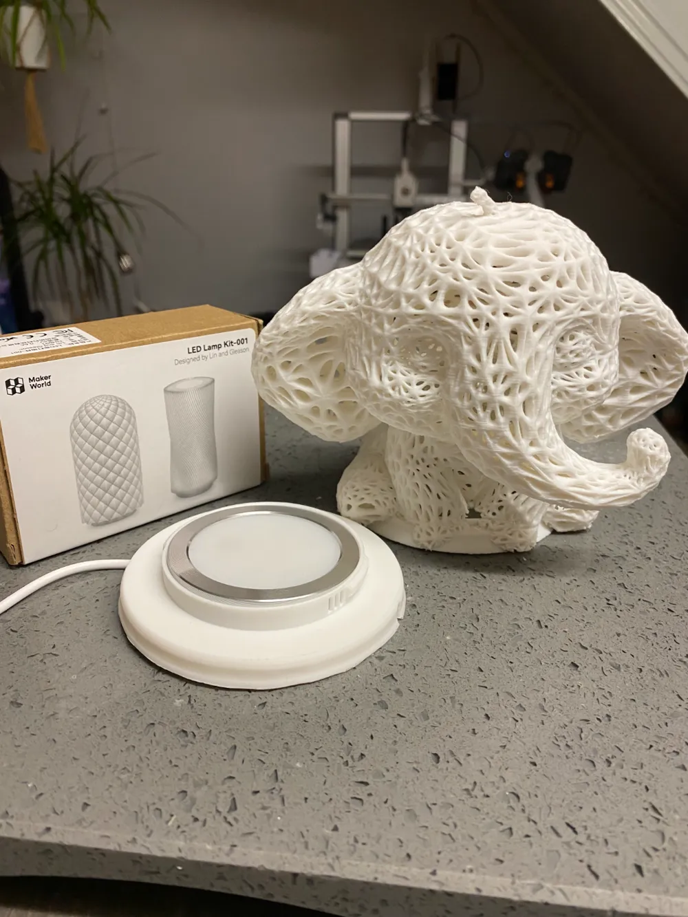 elephant LED lamp kit-001 by ko33a - MakerWorld