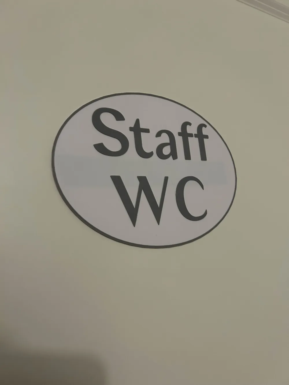 Staff WC sign by Inofaith - MakerWorld