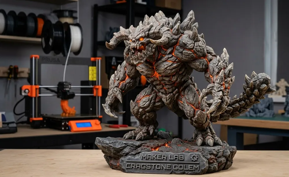 Cragstone monster - Free 3D Print Model - MakerWorld