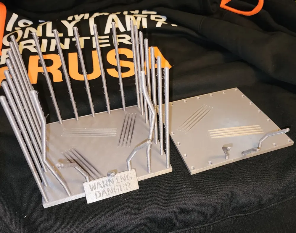 Escaped Monster Cage 2-piece Halloween Decoration - No Supports by ...