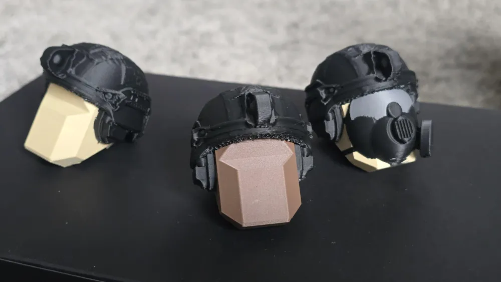 Cabeças Coloridas do Dummy 13 - SWAT/Militar - Modelo gratuito para ...