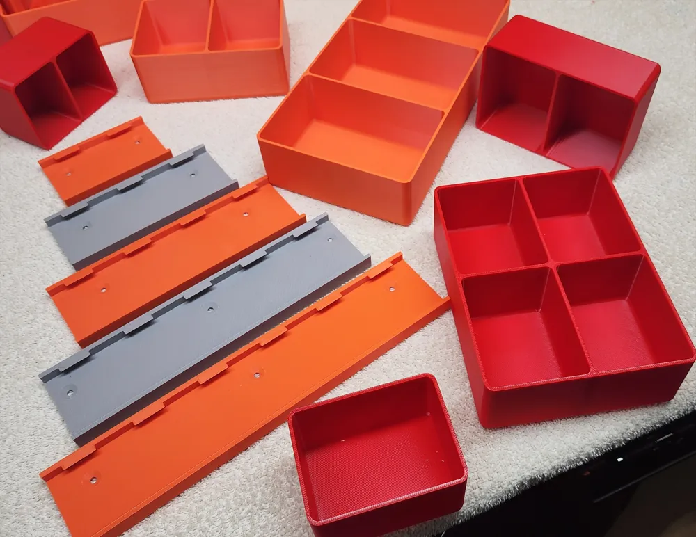 6 More XL Bins for Nice Rack Modular Wall Storage by Triple G Workshop ...