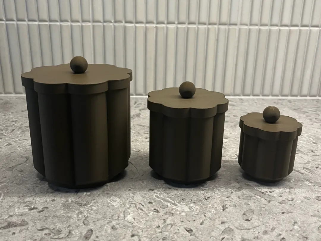 Soft Edge Jar Set - Free 3D Print Model - MakerWorld