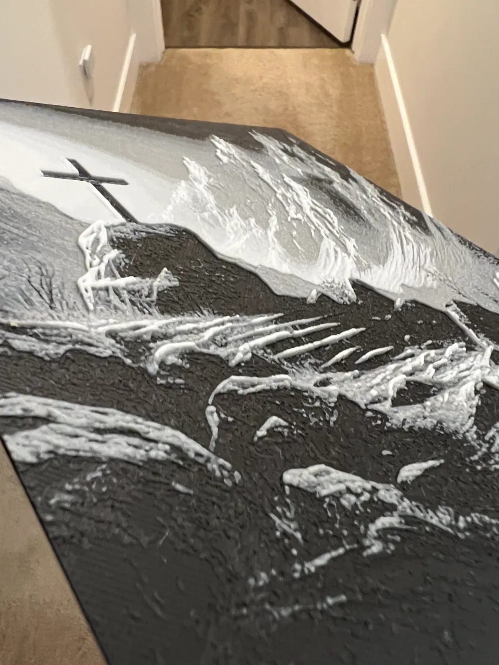 Easter Cross Art Hueforge by RP47 Designs - MakerWorld