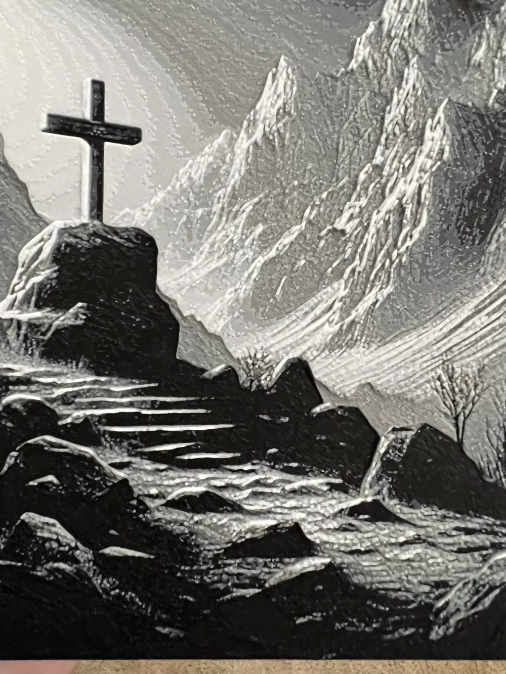 Easter Cross Art Hueforge by RP47 Designs - MakerWorld