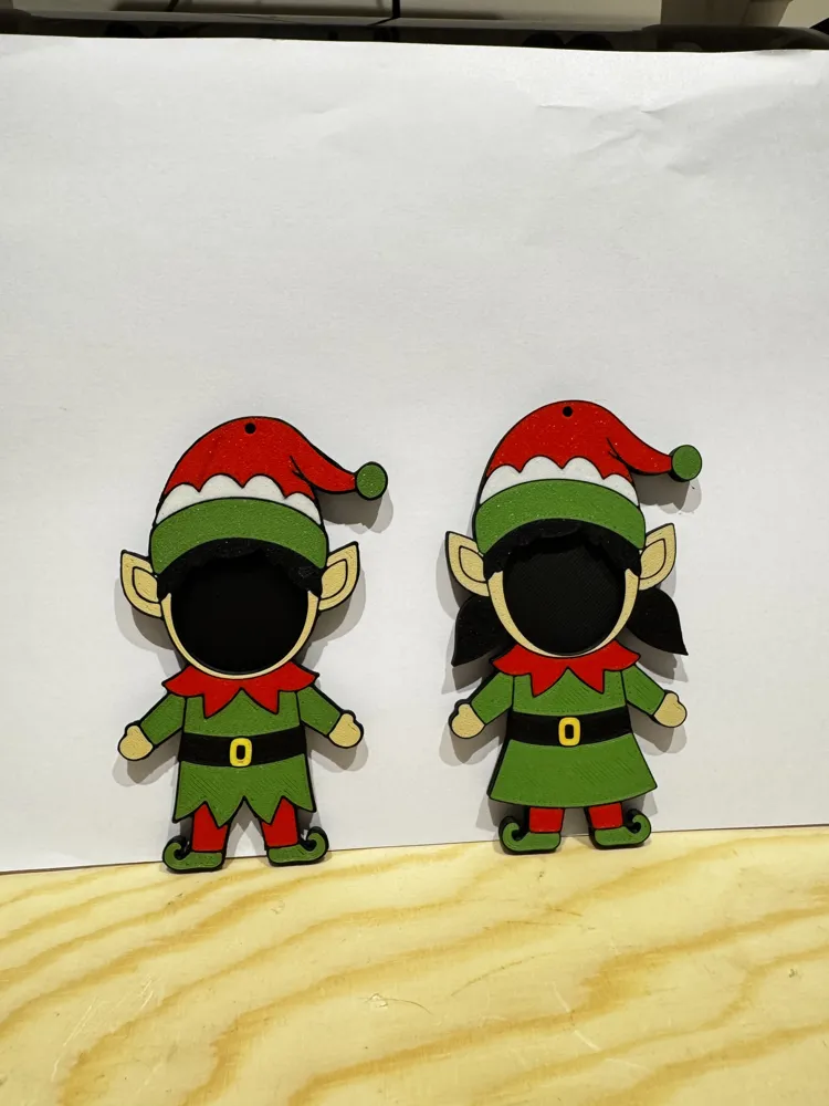 Elf Photo Frame - Free 3D Print Model - MakerWorld