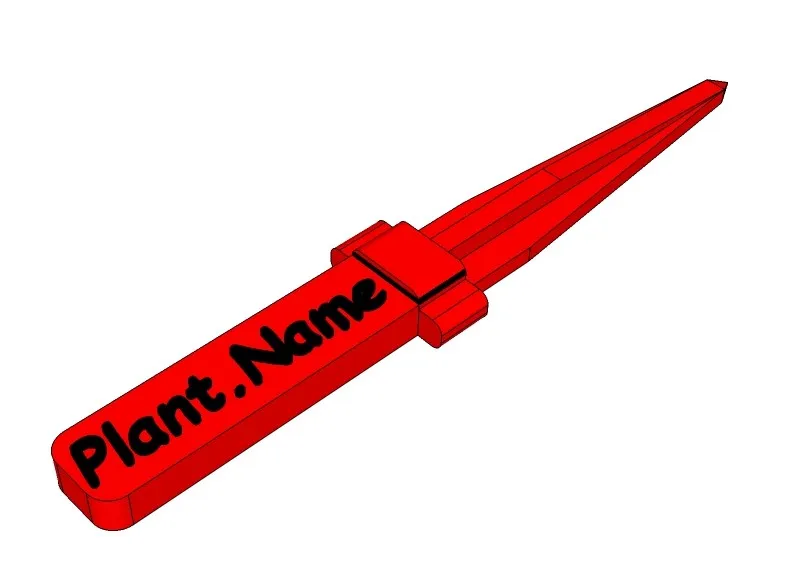 Plant Marker - Free 3D Print Model - MakerWorld