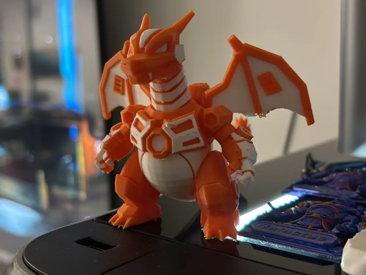 Mecha Charizard - Modelo de impresión 3D gratuito - MakerWorld