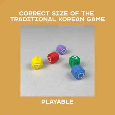 3D-Printed Gong-Gi Set from Squid Game Season 2 by Artisan Printings ...