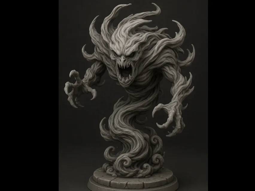 Wind Elemental Monster by Crossel MakerWorld: Download Free 3D Models