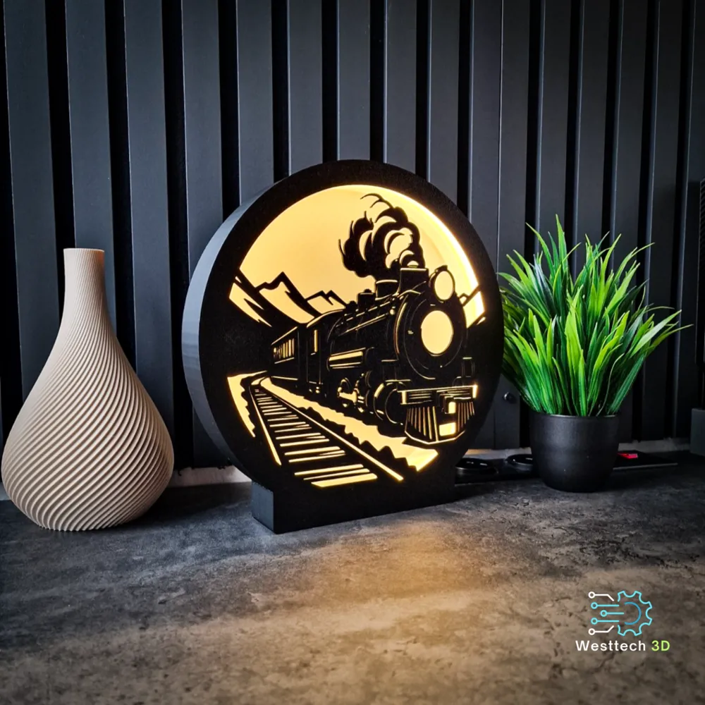 Railway LED Lamp by Westtech 3DMakerWorld: Download Free 3D Models
