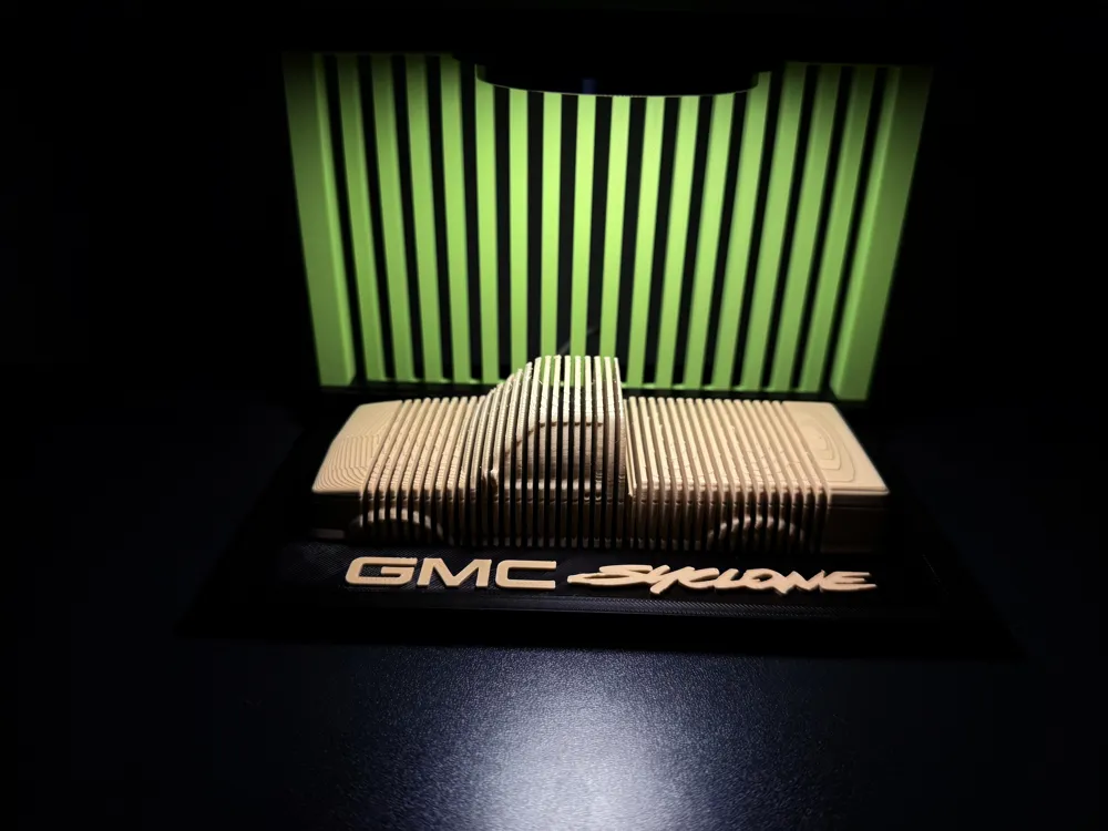 GMC Syclone Layered Truck Model! Remixed by ShapeShift 3D Creations ...