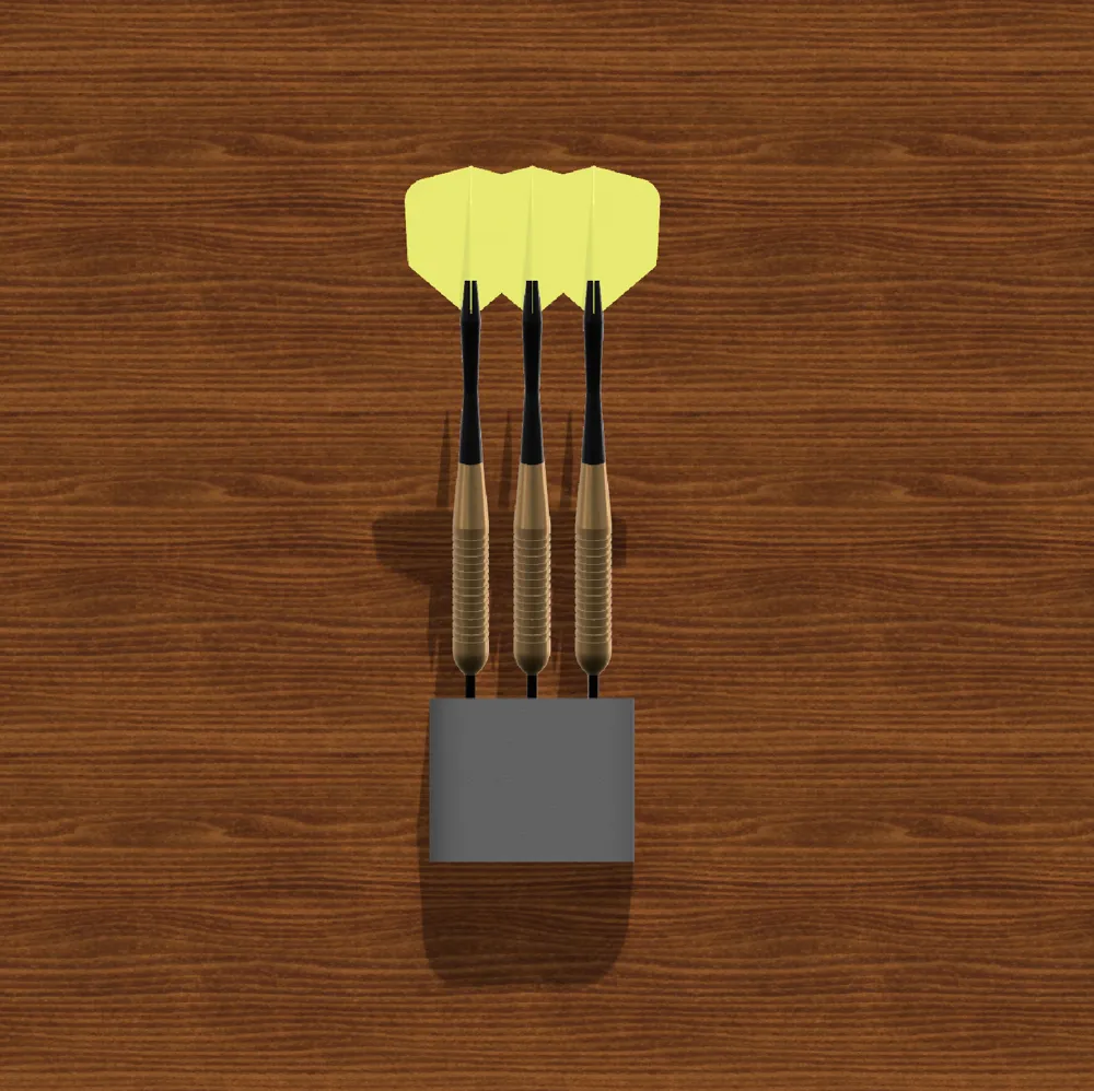 FAST PRINT DART HOLDER WITH HIDDEN SCREW MOUNT by Pepe Projects ...