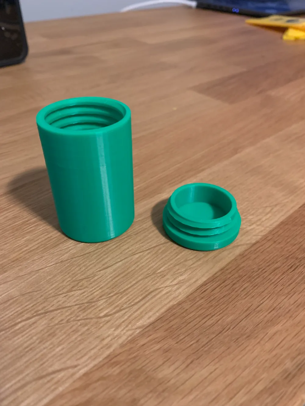 Threaded Container with Screw Lid by CyberPrint Studios - MakerWorld