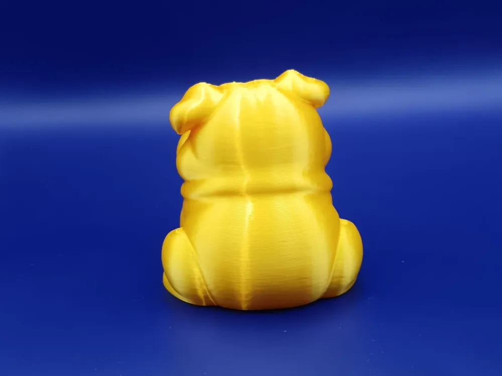 Chibi Smiling English Bulldog - Free 3D Print Model - MakerWorld