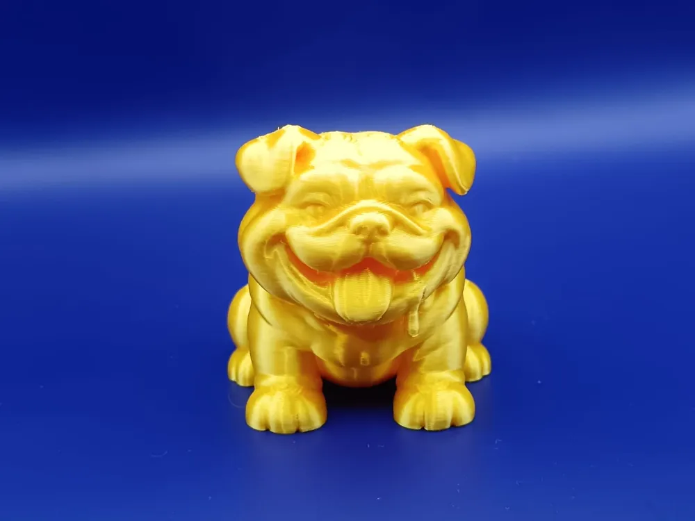 Chibi Smiling English Bulldog - Free 3D Print Model - MakerWorld