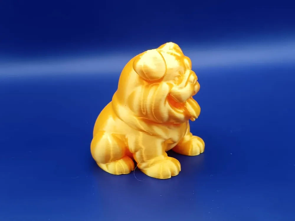 Chibi Smiling English Bulldog - Free 3D Print Model - MakerWorld