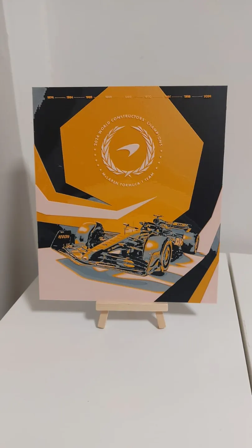 McLaren 2024 World Constructors Champions Poster by Shieldzy13 - MakerWorld
