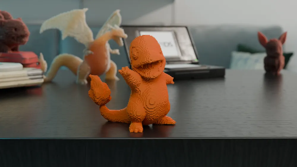 Pixel Style 8bit Charmander / Pokemon by theStonefox MakerWorld ...