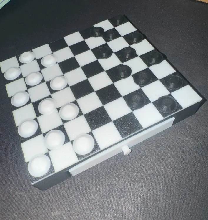 Checkers Mini Game by PrimeLab3DMakerWorld: Download Free 3D Models