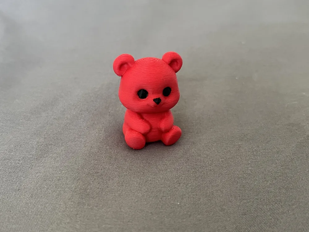 Cute Mini Bear - No Supports by Dijon MakerWorld: Download Free 3D Models