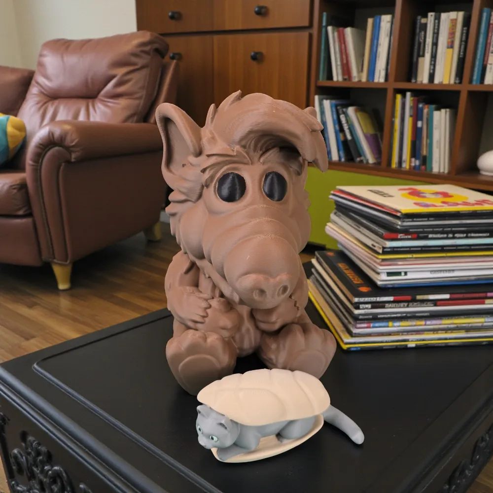 Baby ALF Gordon Shumway & The Lucky Cat Sandwich - Free 3D Print Model ...