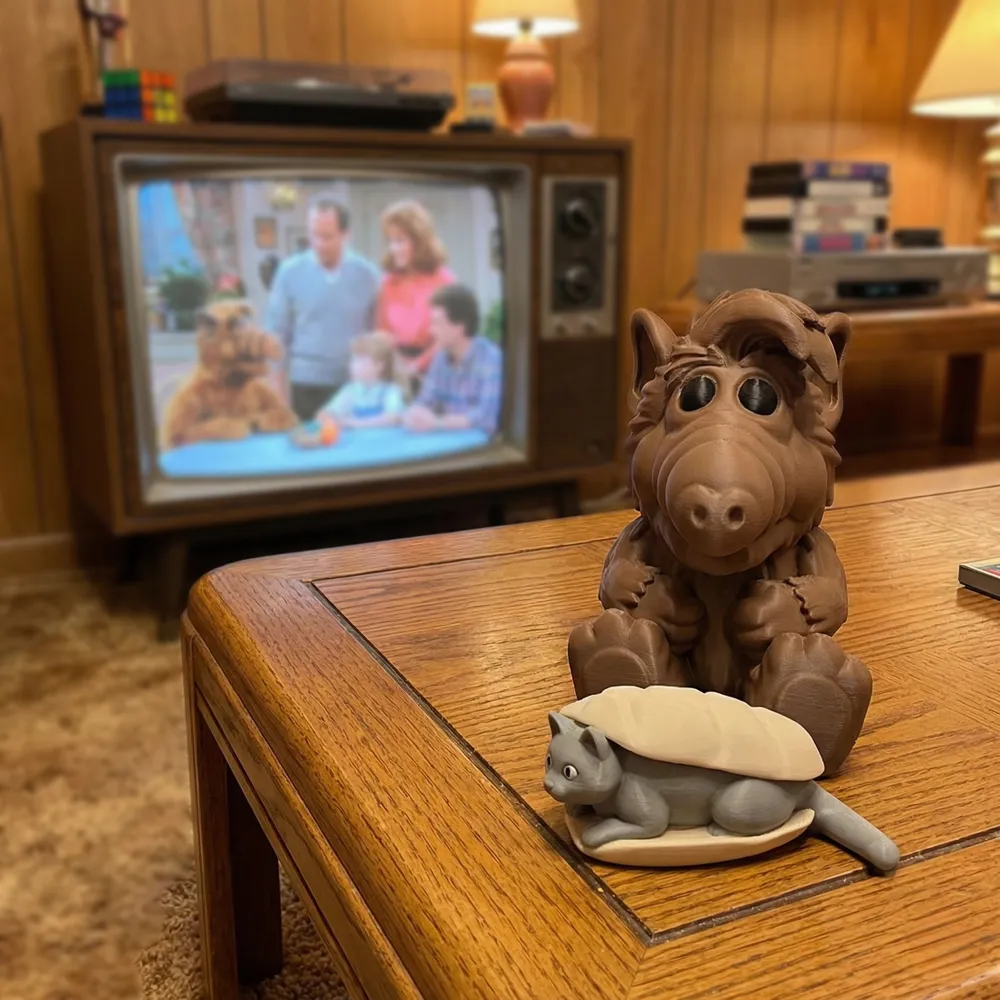 Baby ALF Gordon Shumway & The Lucky Cat Sandwich - Free 3D Print Model ...
