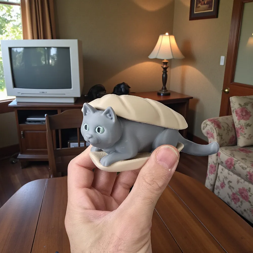 Baby ALF Gordon Shumway & The Lucky Cat Sandwich - Free 3D Print Model ...