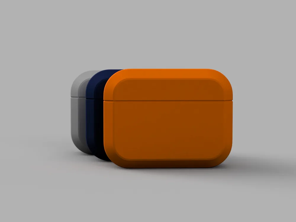 Flat-Edged AirPods Pro 3 Case - Free 3D Print Model - MakerWorld