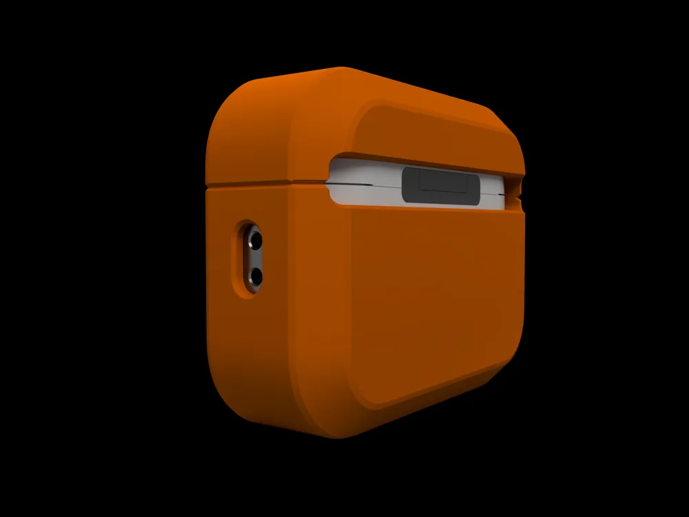 Flat-Edged AirPods Pro 3 Case - Free 3D Print Model - MakerWorld