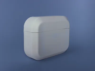 Flat-Edged AirPods Pro 3 Case - Free 3D Print Model - MakerWorld