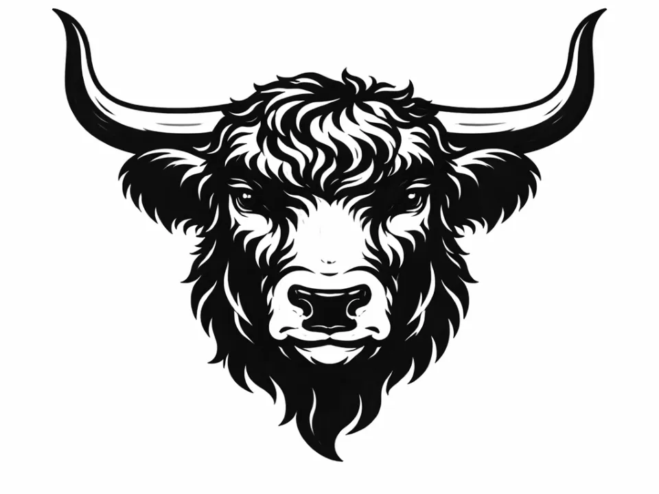 Galloway Cattle XXL – Modern Wall Decoration - Free 3D Print Model ...