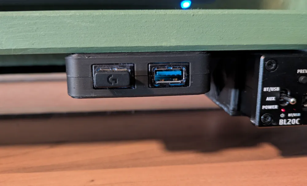 USB3 Under Desk Dock by fowLakatah - MakerWorld