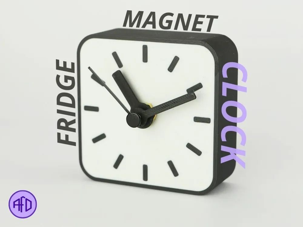 CLOCK MAGNET by AFO3D - MakerWorld
