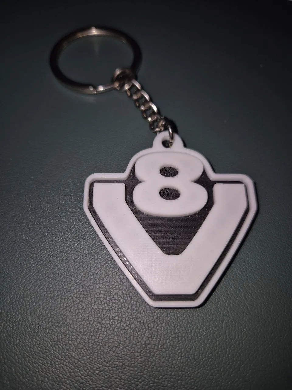 V8 Keychain - Free 3D Print Model - MakerWorld