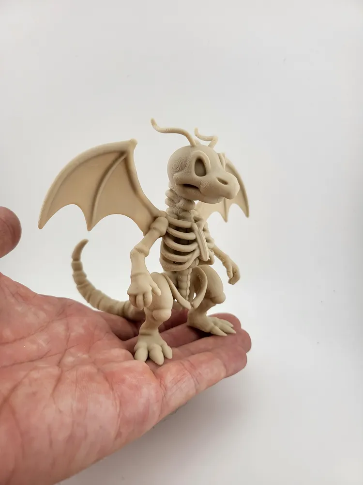 Estatueta Esqueleto Dragonite Pokemon kawaii fofo por Mad power MakerWorld: Baixe modelos 3D ...