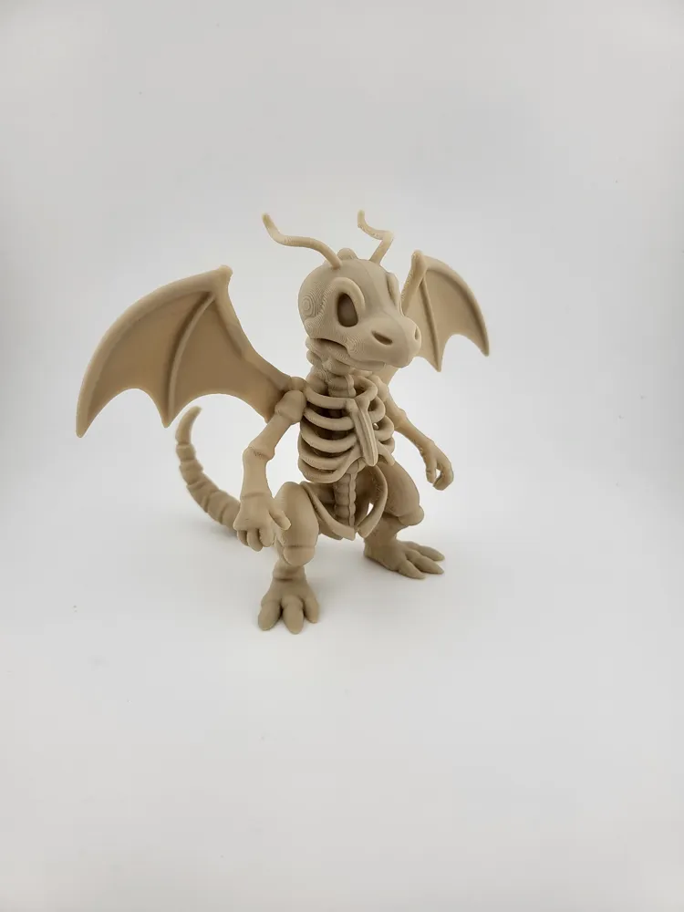 Dragonite Skeleton Figure Pokemon kawaii cute by Mad power MakerWorld ...