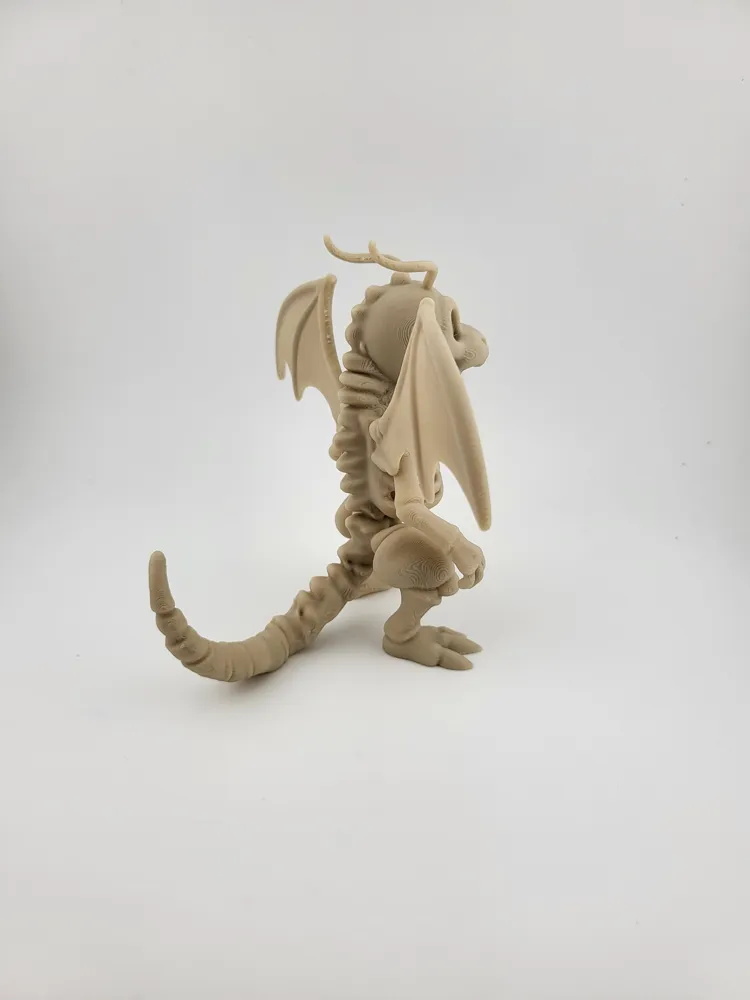 Dragonite Skeleton Figure Pokemon kawaii cute by Mad power MakerWorld ...