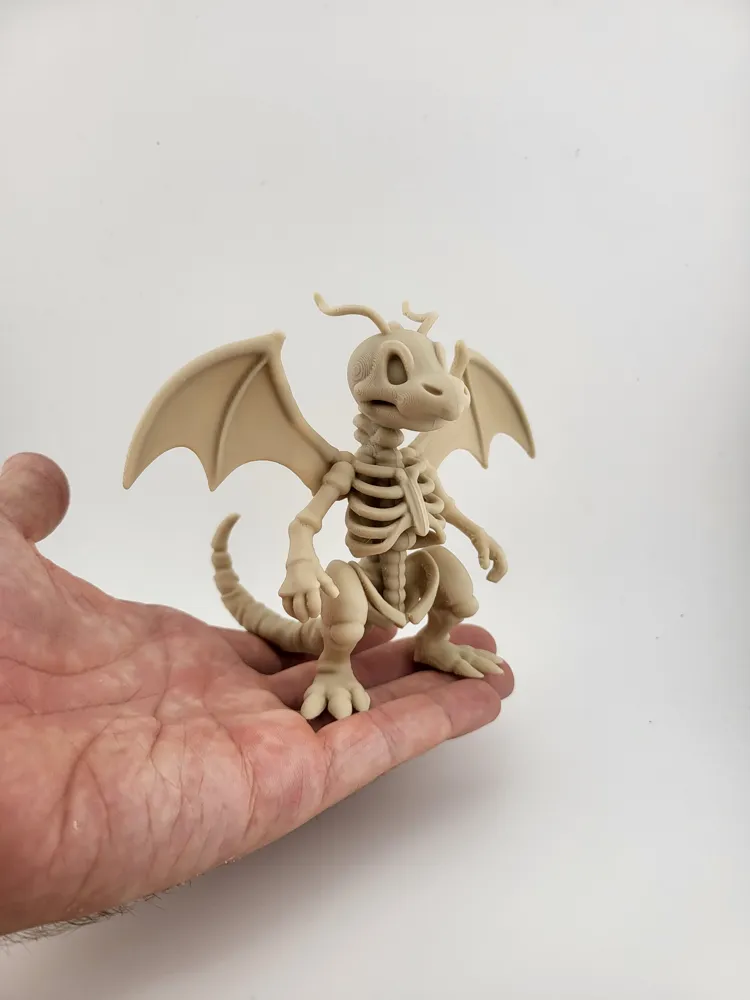 Dragonite Skeleton Figure Pokemon kawaii cute by Mad power MakerWorld ...