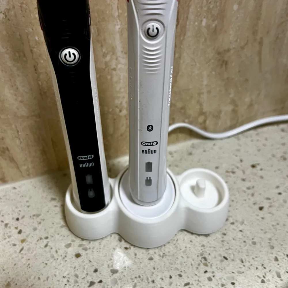 Oral-B Dual / Triple Toothbrush and Charger Holder by i3Dprint ...