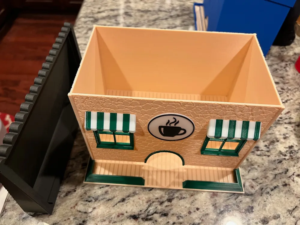 Coffee Stir Stick Dispenser House by djngnear - MakerWorld